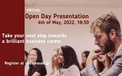 Virtual Open Day Presentation of the MBA International on May 4th, 2022 ...