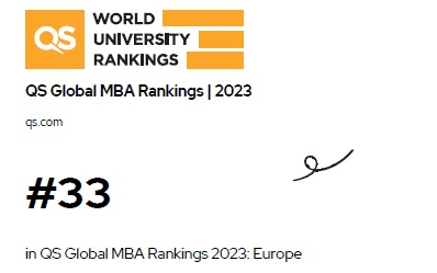 Great ranking for the MBA International in the 2023 QS Global MBA ...