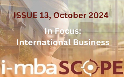 Welcome to the 13th issue of the i-MBA SCOPE! - MBA - International